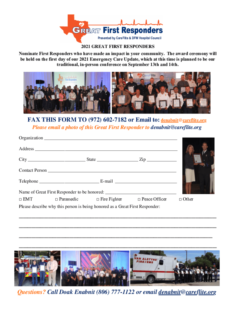 Fillable Online FAX THIS FORM TO (972) 602-7182 or Email to - CareFlite ...