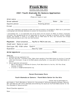 Fillable Online 2021 AOC application form - Youth with Permission.docx ...