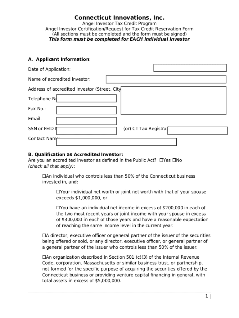 Name of accredited investor: Doc Template | pdfFiller