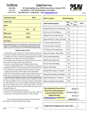 Fillable Online Exhibit Order Form - ce.mayo.edu Fax Email Print ...