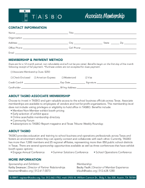 Fillable Online Join - Associate Membership - IIAMAssociate member ...