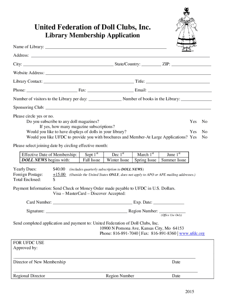 Fillable Online Library membership registration template - Zoho ...