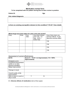 Fillable Online A Guide To Patient Medication ReviewA Guide To Patient ...