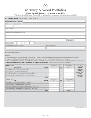 Fillable Online McInroy & Wood Portfolios Fax Email Print - pdfFiller