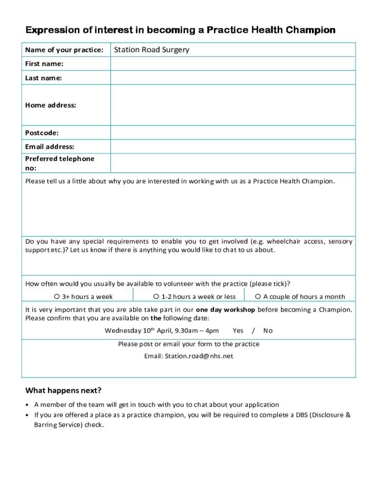 Fillable Online Practice Form for Prospective Health Champions-1.docx ...