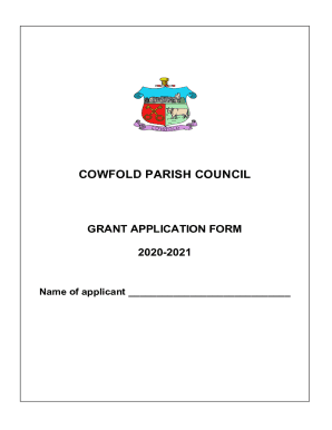 Fillable Online CPC Grant Application Form 2020-2021 Fax Email Print ...