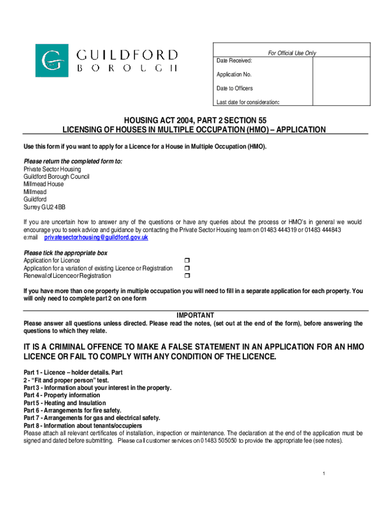 Fillable Online Fillable Online HMO application form.doc. Quantity and ...
