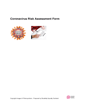 Fillable Online Coronavirus Risk Assessment Form Fax Email Print ...