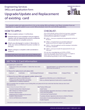 Fillable Online SKILLcardOfficial SKILLcard Website Fax Email Print ...