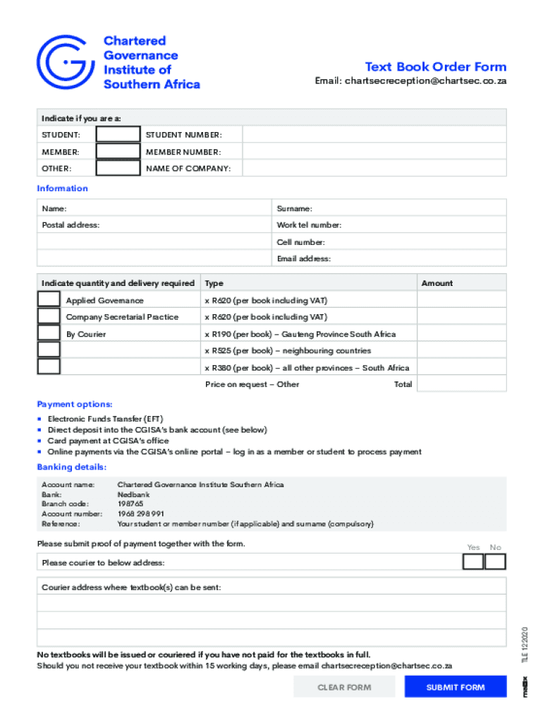 Fillable Online 7480CGISA textbook leaflet and order form edits (Dec 20 ...