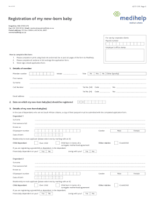 Fillable Online Medical aid forms - Medihelp Medical SchemeMedihelp ...
