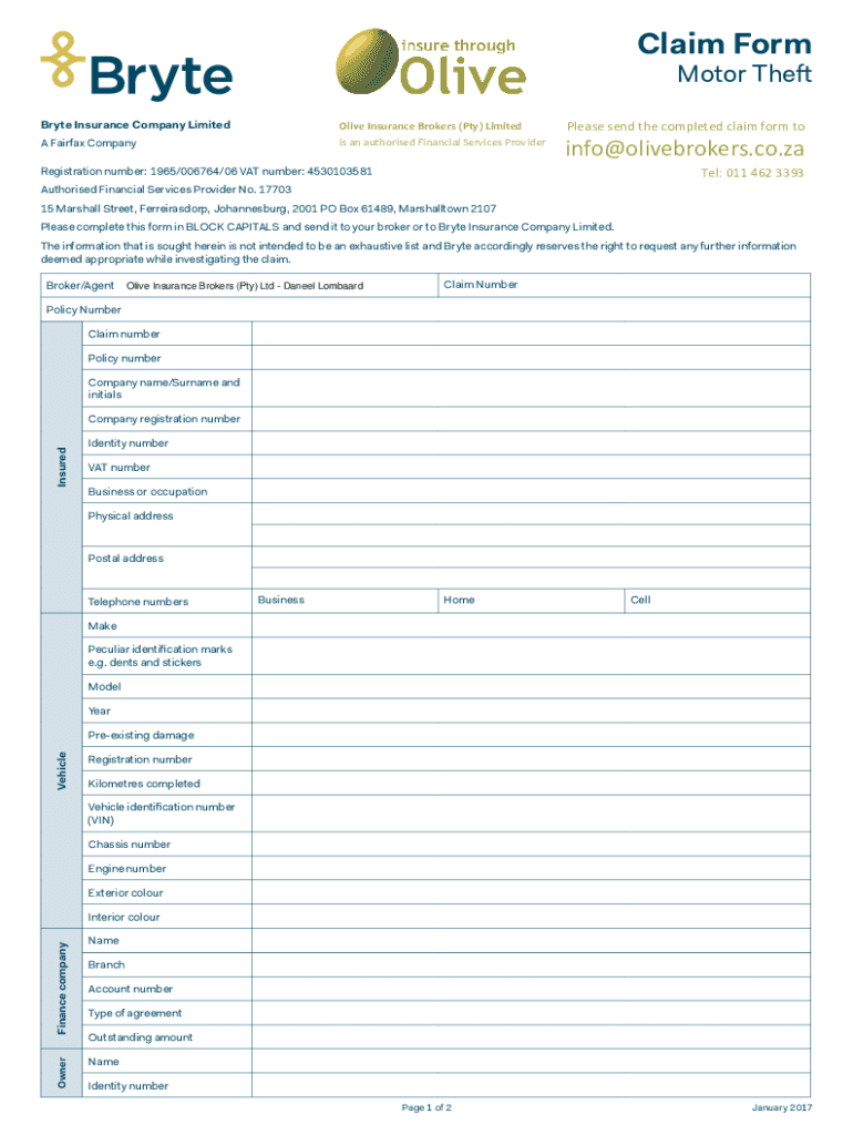 Fillable Online How to write a claim letter to insurance company ...