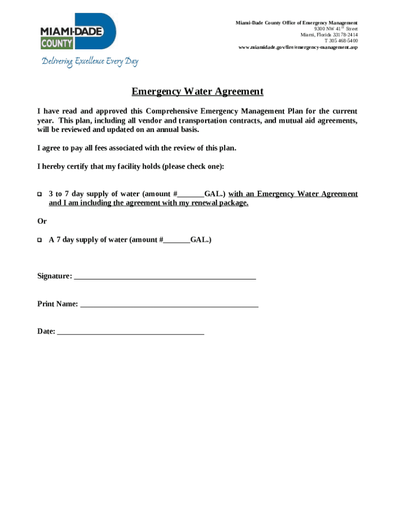 Develop or Update a Drinking Water Utility Emergency Response ... Doc ...