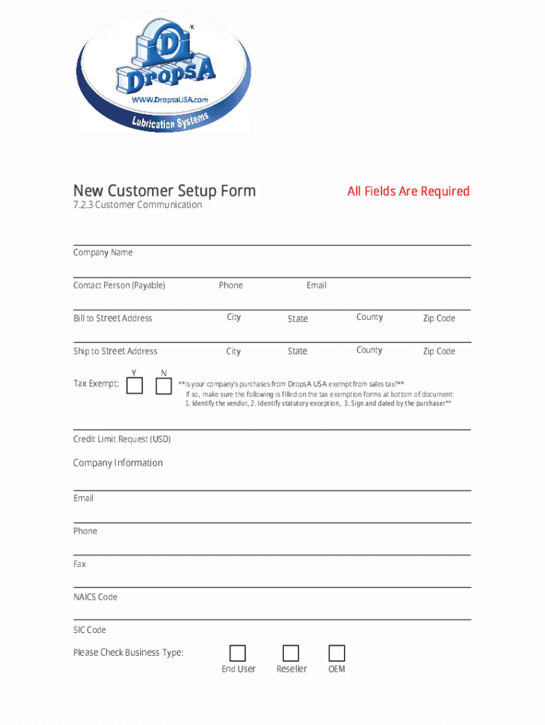 Fillable Online 3 Customer Communication Fax Email Print - pdfFiller