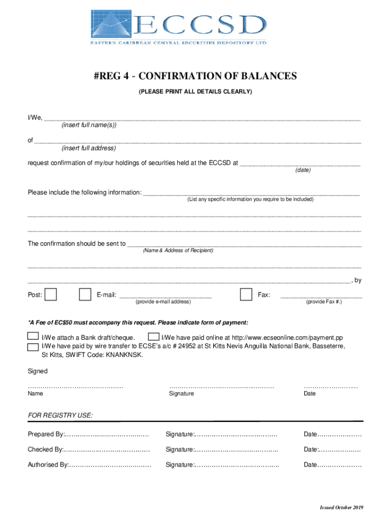 Fillable Online Balance Confirmation Certificate Sample Request Letter ...