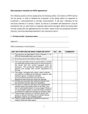 Fillable Online PDF Papa Licence Application Form - Elsenburg Fax Email ...