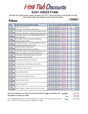 Fillable Online Chemical Wholesale ORDER Fax Email Print - pdfFiller