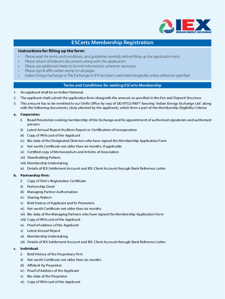 Fillable Online CLIENT REGISTRATION FORM - IEX India Fax Email Print ...