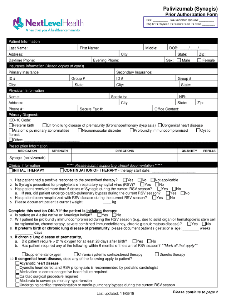 Fillable Online () Prior Authorization Form - Peach State Health Plan ...