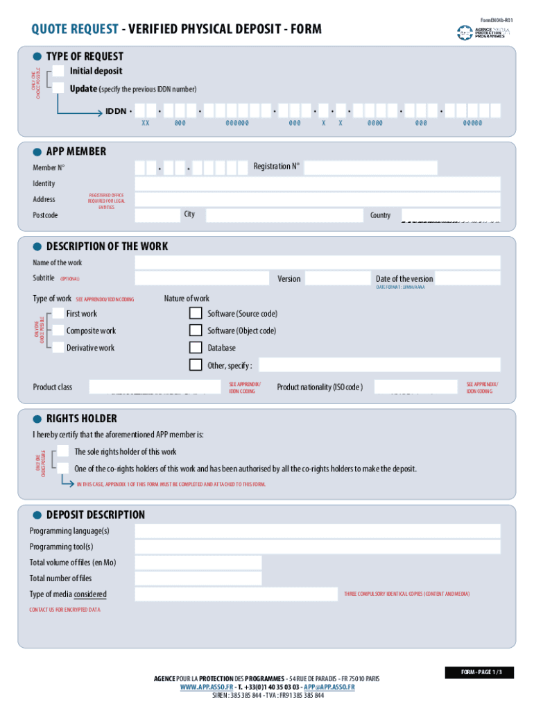 Fillable Online Verification of Deposit (Form 1006): PDFFREE 18+ Sample ...