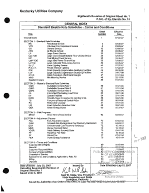Fillable Online psc ky COMMONWEALTH OF KENTUCKY BEFORE THE PUBLIC ...