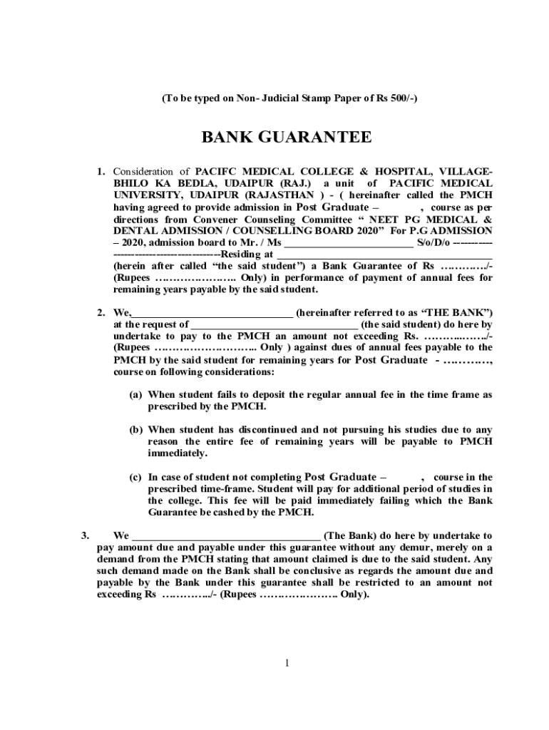 Fillable Online On Non Judicial Stamp Paper of Rs.500/- and notarized ...