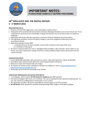 Fillable Online SCATE 2021 Registration Form Digital edition Fax Email ...