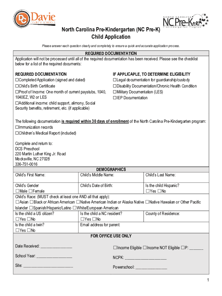 Fillable Online Logon Page - North CarolinaBright Beginnings and NC Pre ...