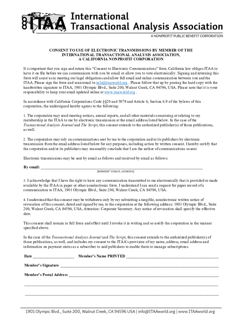 Fillable Online NOTICE BY ELECTRONIC TRANSMISSION Sample Clauses Fax ...