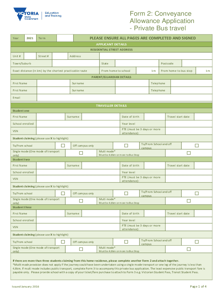 Fillable Online merbeinp10 vic edu Form 2: Conveyance Fax Email Print ...