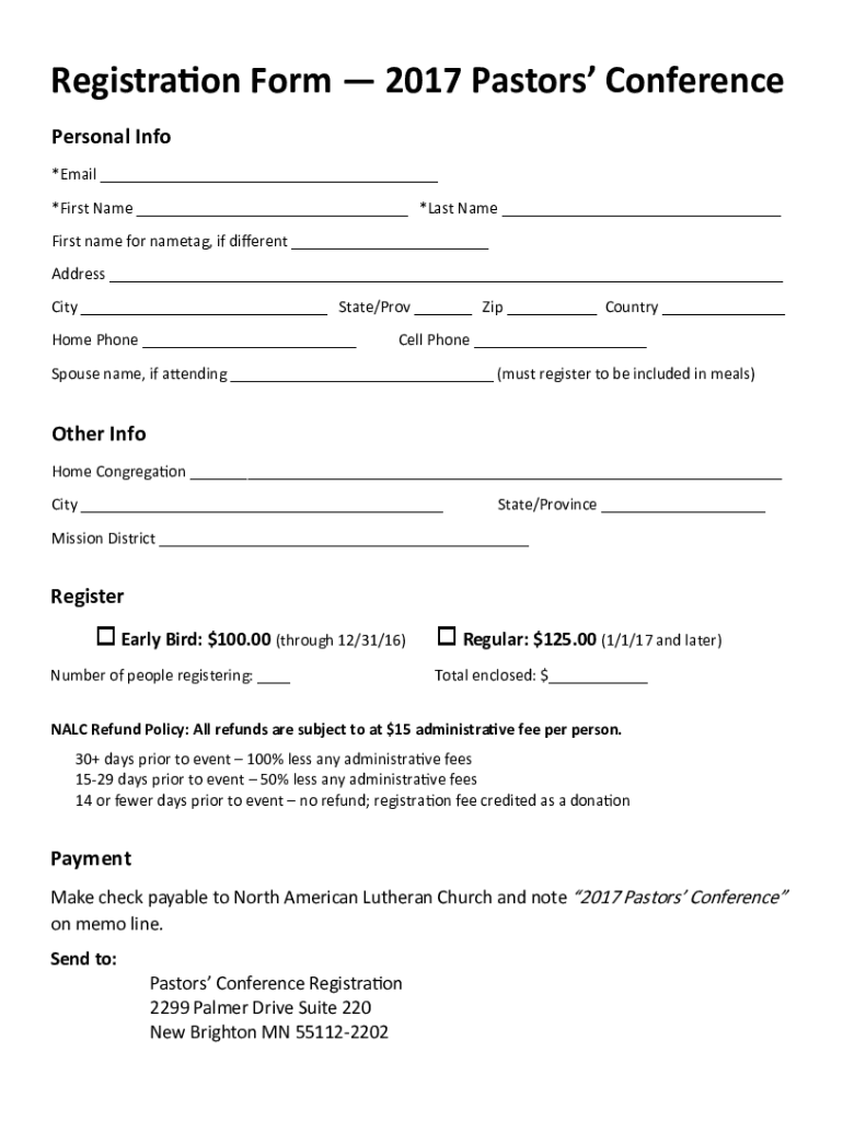 Fillable Online Church Registration Form TemplateJotForm Fax Email ...
