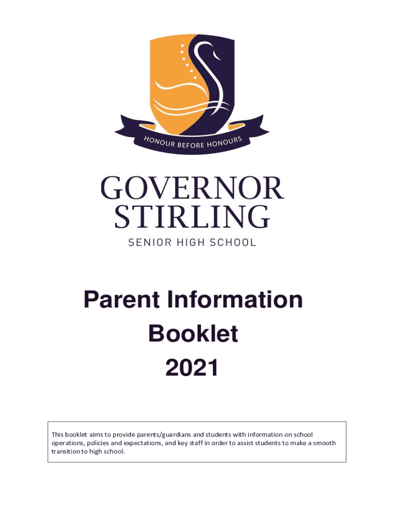 Fillable Online Parent Information Booklet - Mount Erin College Fax ...