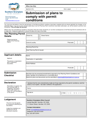 Fillable Online Submission of plans to Fax Email Print - pdfFiller