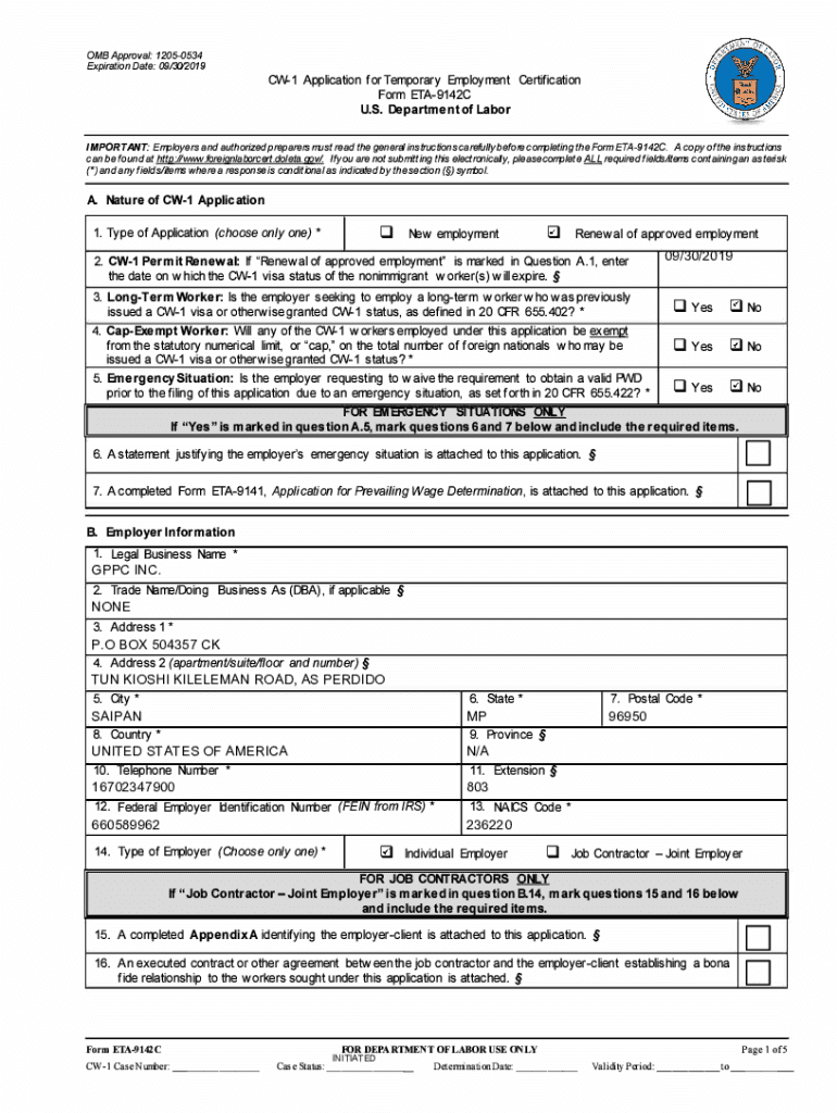 Fillable Online 0MB Approval: 1205-0534 Fax Email Print - pdfFiller