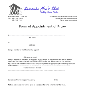 Fillable Online AGM-proxy-form-2021 Fax Email Print - pdfFiller