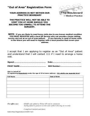 Fillable Online OOAR Form Fax Email Print - pdfFiller