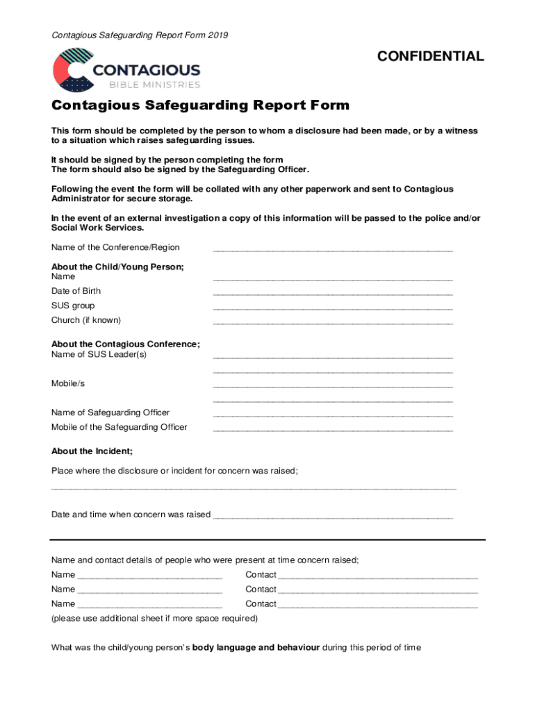 Fillable Online Safeguard Security ReportInternal Revenue Service Fax ...