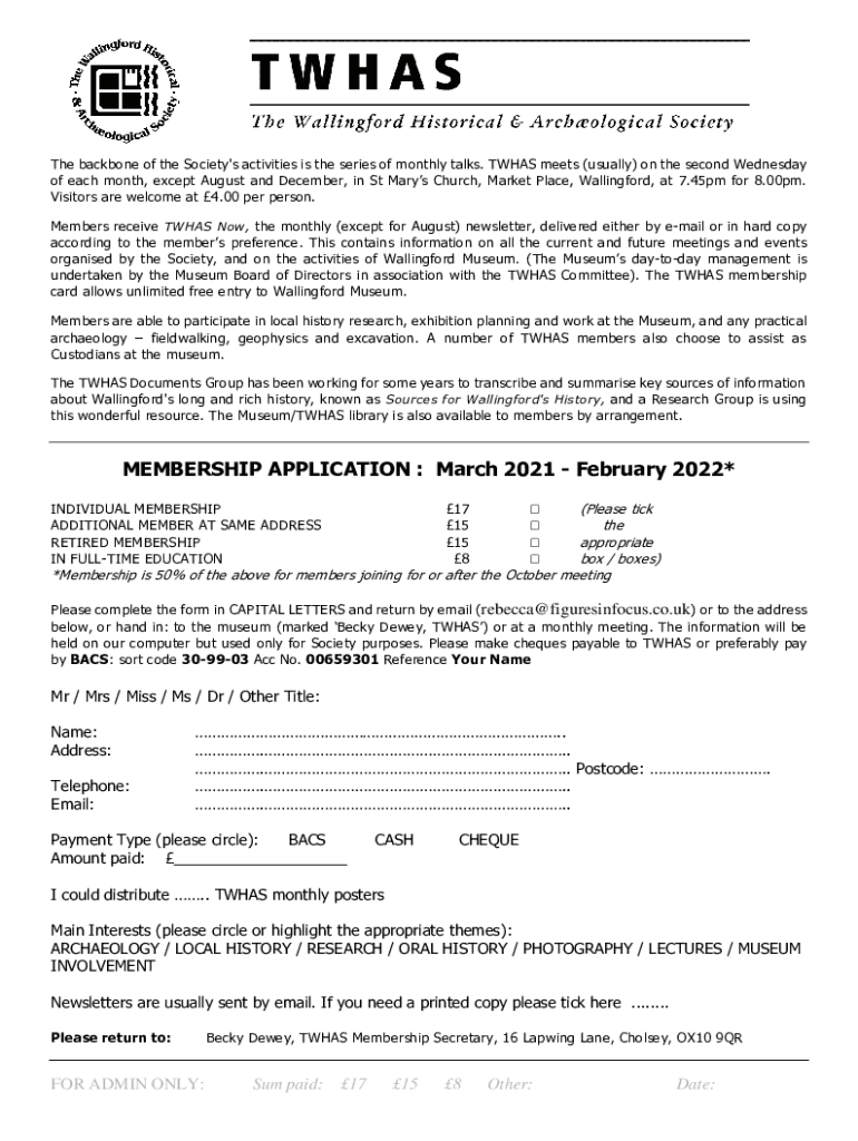 Fillable Online Archaeological Societies - Open Lectures and Talks Fax Email Print - pdfFiller