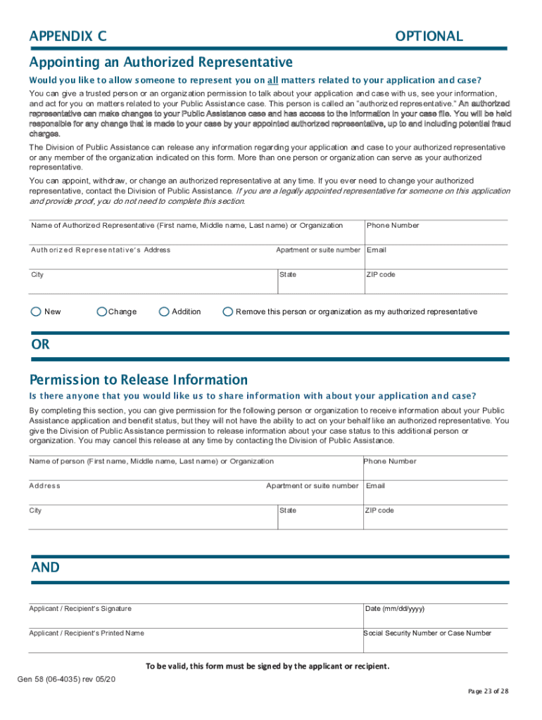 Fillable Online dpaweb hss state ak Appointing an Authorized ...