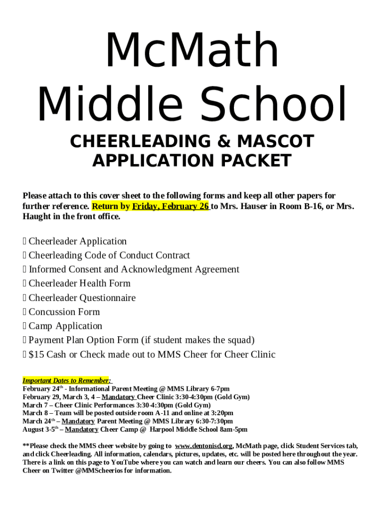 McMath Middle School - Public School - Denton, Texas - 2,803 ... Doc ...