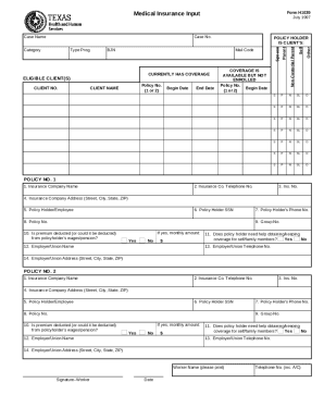 H1101 TANF WORKSHEET January 2008 - Texas Health and ... Doc Template ...