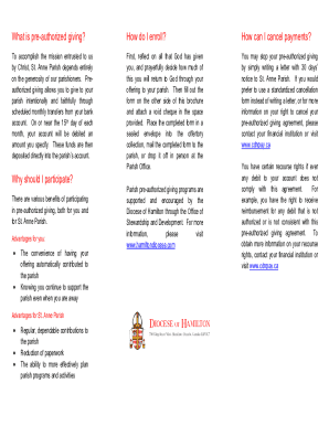 Fillable Online What Are Pre Authorization Payments and How They Work ...