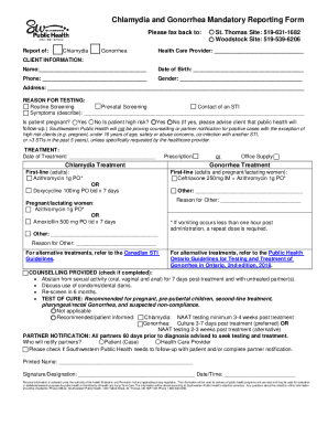 Fillable Online LYME DISEASE NOTIFICATION FORM - Southwestern Public ...