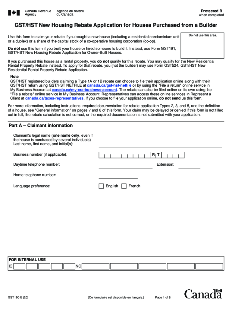 Gst190: Fill out & sign online | DocHub