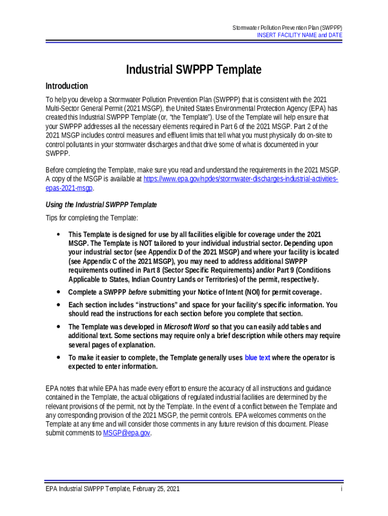 FACILITY DESCRIPTION AND CONTACT INATION - epa.gov Doc Template | pdfFiller