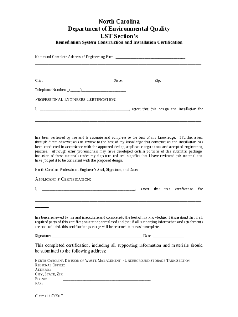 UST Section's Doc Template | pdfFiller