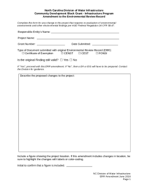 NC DEQ: Community Development Block Grant-Infrastructure Doc Template ...