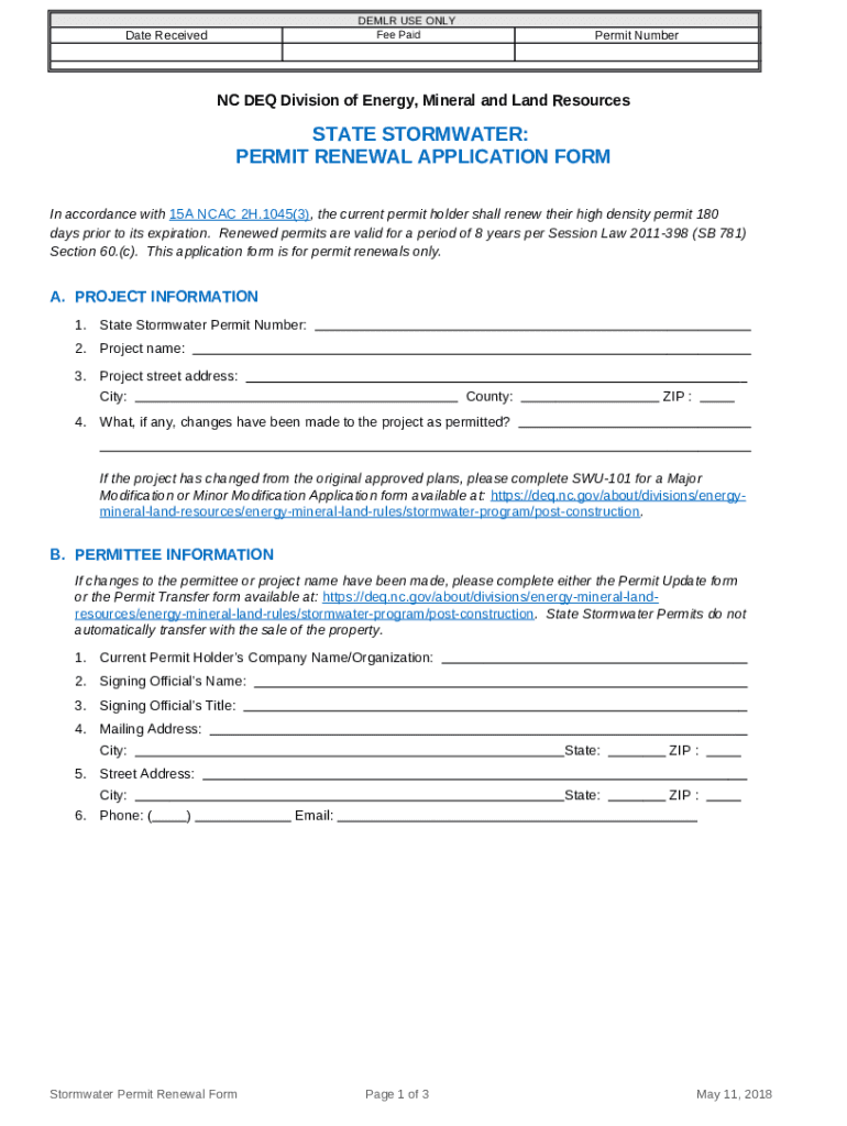 NC DEQ Division of Energy, Mineral and Land ... - North Carolina Doc ...