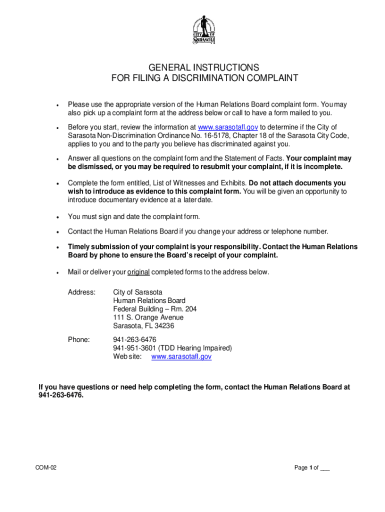 Fillable Online Discrimination Complaints - California Department of ...