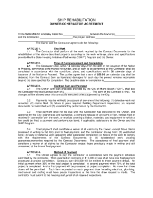 Fillable Online Form of Vessel Management Agreement - SEC.govHOME Fax ...